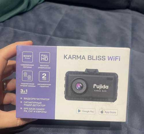 Регистратор радар 3 в 1 fujida karma bliss wifi