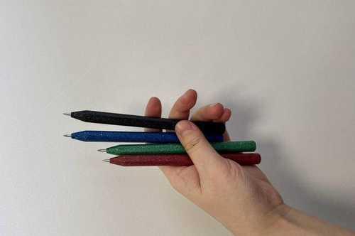 Цветные эко ручки из переработанных материалов