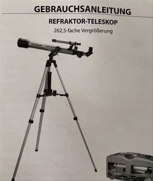 Телескоп рефрактор 262,5 увел, 60 мм, 700 мм
