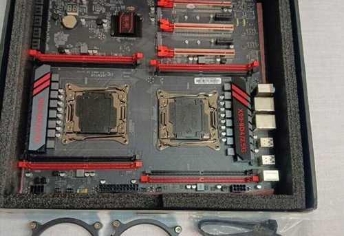 Компьютер сборка, jginyue X99-8D4+Xeon E5 2680v4