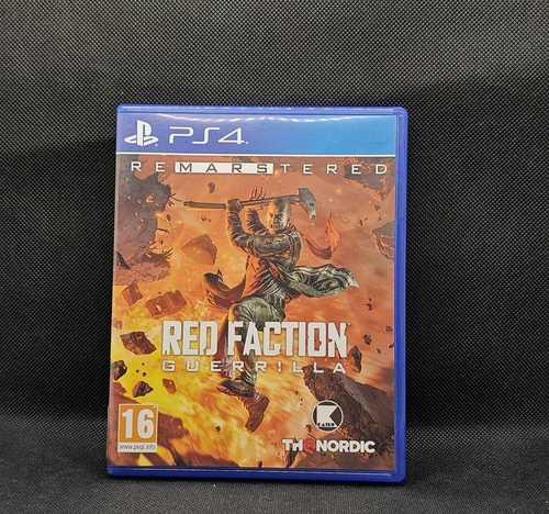 Диск PS4 Red Faction guerrilla remastered