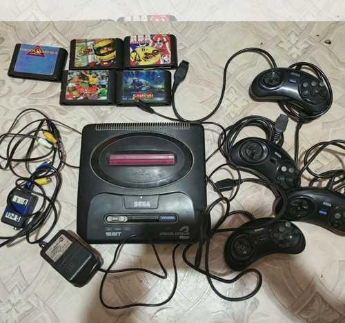 Приставка Sega mega drive 2
