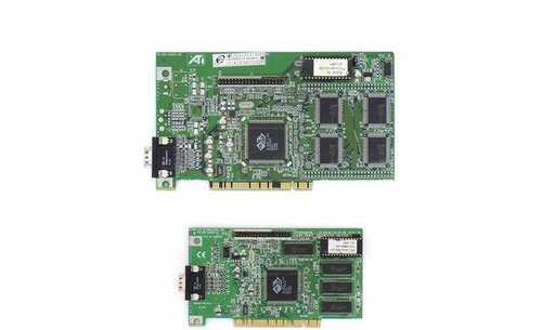 Три видеокарты ATI 3D Rage PCI