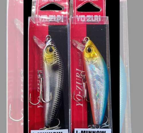 Воблеры 2 шт Yo zuri L minnow 66 mm