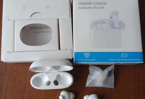 Беспроводные наушники Honor choice earbuds x5 lite