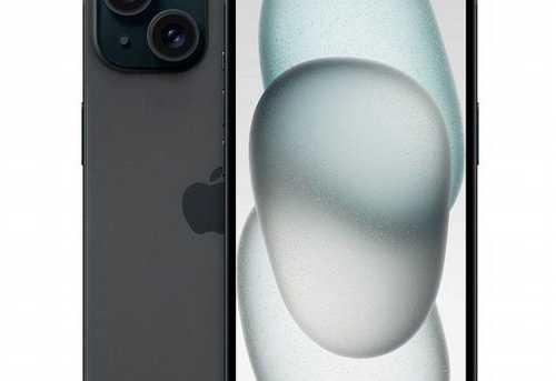 Смартфон Apple iPhone 15 256Gb 2SIM черный