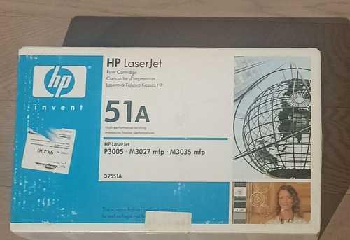 Картридж HP 51A старого образца