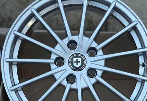 Диски r17 5x112 HRE RS109 серебро