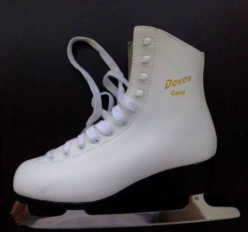 Коньки фигурные женские Graf Davos Gold,38р