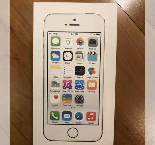 Коробка от iPhone 5S Gold, 16GB