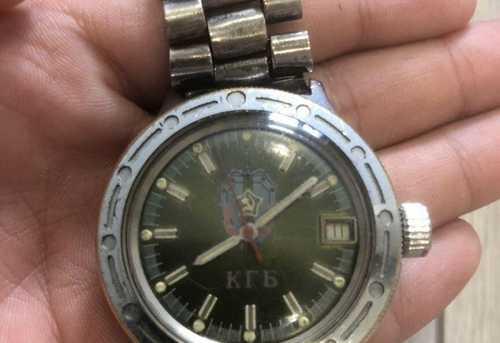 Мужские наручные часы кгб СССР амфибия