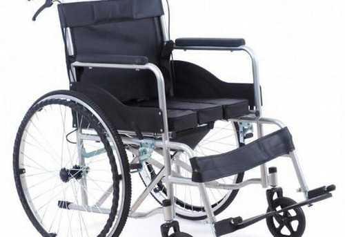 Кресло-коляска с санитарным устройством и тормозам