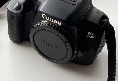Фотоаппапат Canon 650D body (пробег 18522)