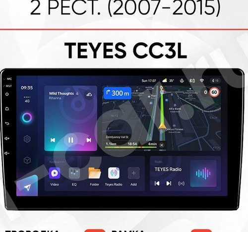 Комплект Teyes 4/32 на X-Trail 2, рест. (07-15)