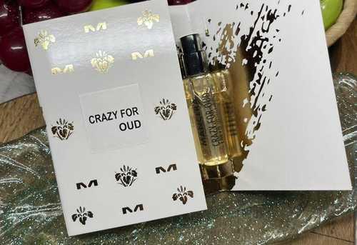 Mancera Crazy For Oud Пробник 2мл