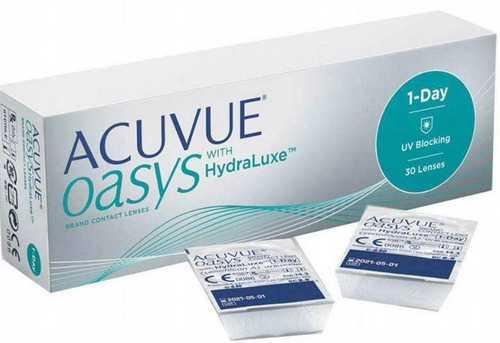 Линзы контактные однодневные -3,5 acuvue Oasys