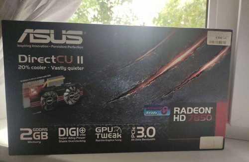 Asus HD7850 2GB Direct CU II