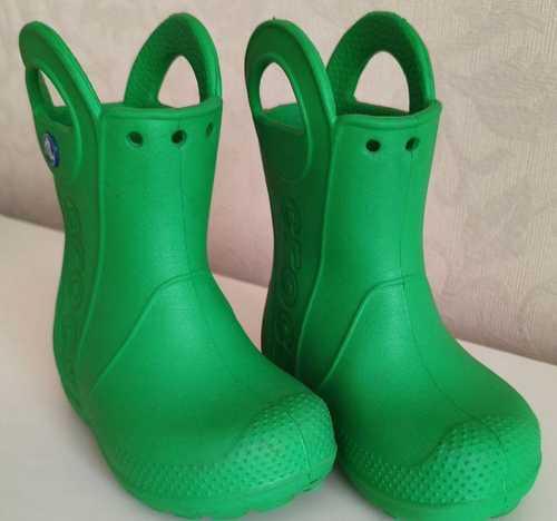 Резиновые сапоги 23 crocs c6