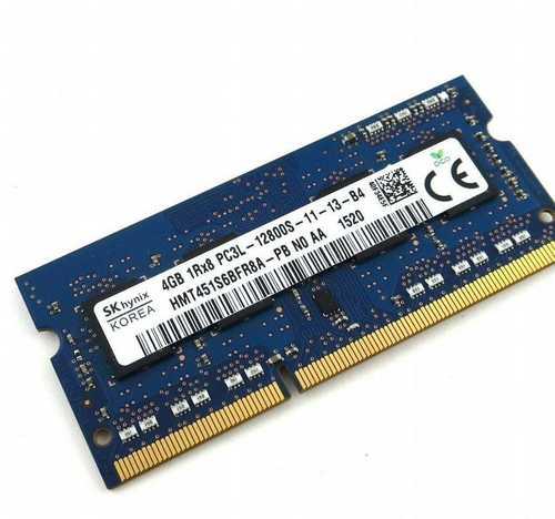 Оперативная память Hynix DDR3L/ 4GB/ PC12800S