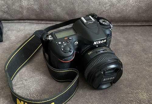 Фотоаппарат Nikon d7100 nikkor 50mm 1.8