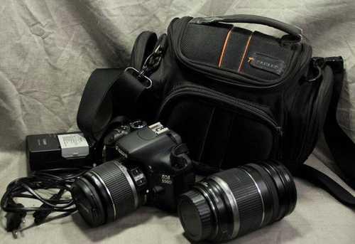 Canon EOS 550 D + Canon EFS 18-200