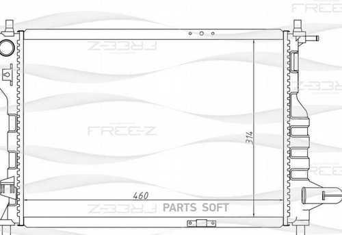 Радиатор охлаждения chevrolet Matiz/Spark 05- 9647