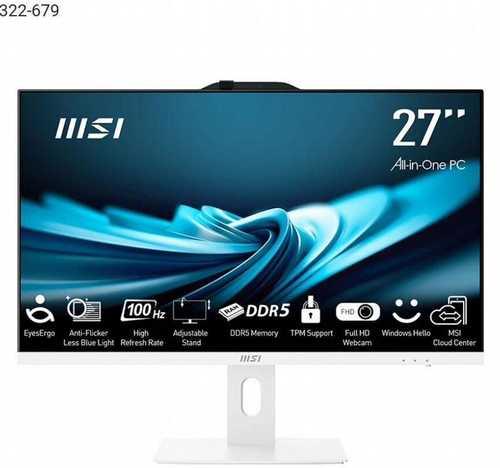 9S6-AF8322-679, Моноблок MSI PRO AP272P 14M 27" Mono