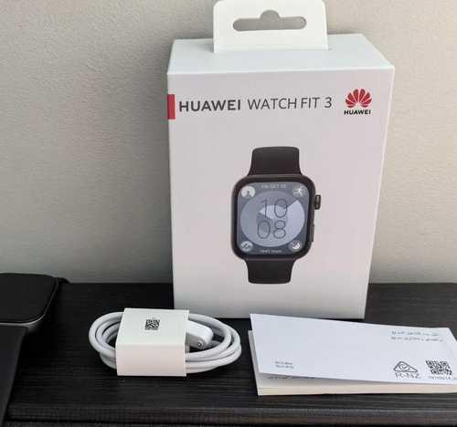 Смарт часы huawei watch FIT 3 black