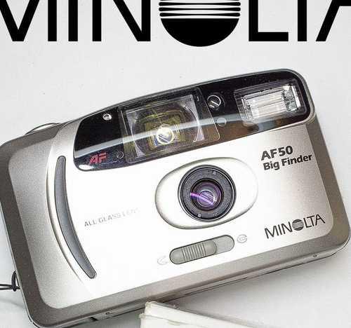 Плёночный фотоаппарат Minolta AF50 Big Finder