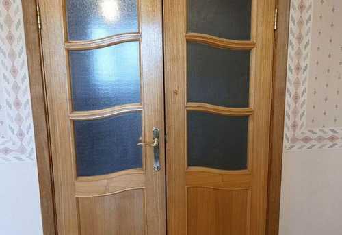 Двери межкомнатные деревянные б/у