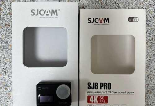Экшн камера sjcam sj8 pro и аксессуары
