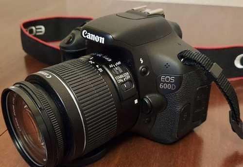 Зеркальный фотоаппарат Canon EOS600D