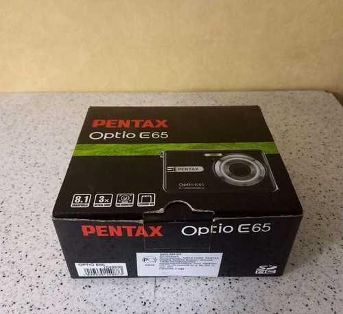 Продам фотоаппарат pentax Optio E65