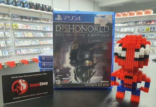 Диск Dishonored: Definitive Edition PS4