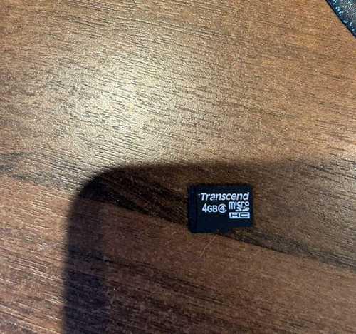 Карта памяти MicroSD 4 gb