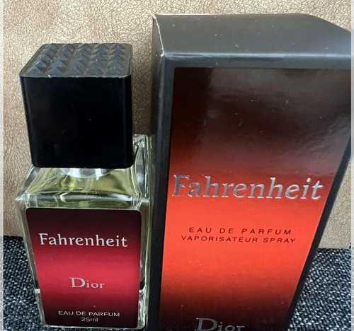 Dior fahrenheit 25 ml тестер