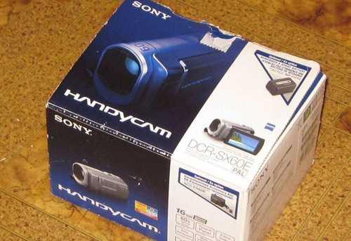 Видеокамера Sony DCR-SX60E в идеальном состоянии