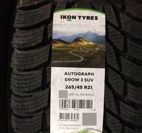 Ikon Tyres Autograph Snow 3 SUV 265/45 R21 108