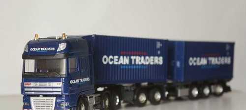 1/50 DAF Ocean Traders контейнеровоз Tekno раритет