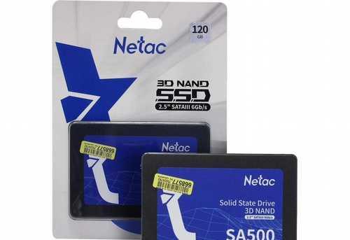 Новый SSD Netac SA500 120GB. Гарантия 3 года