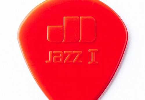 Медиатор Dunlop Nylon Jazz I, красный (47-1N)