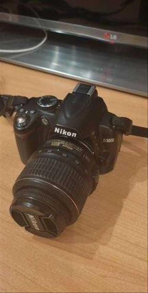 Зеркальный фотоаппарат nikon d3000