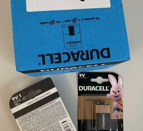 Батарейки Duracell крона 9V уп.10шт