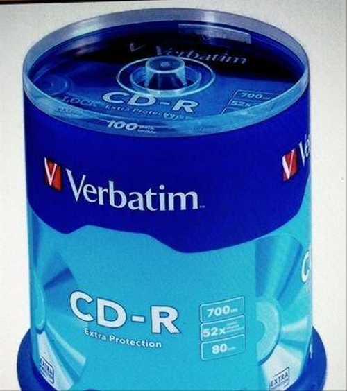 Verbatim Диски CD-R (100шт.)