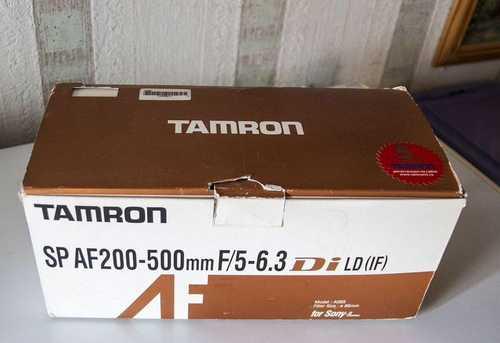 Таmrоn sр аf 200-500mm F/5-6.3 Di LD (IF) для Sony