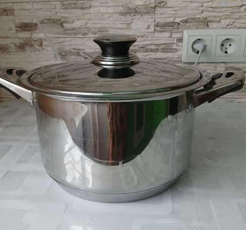 Кастрюля из нержавейки бу