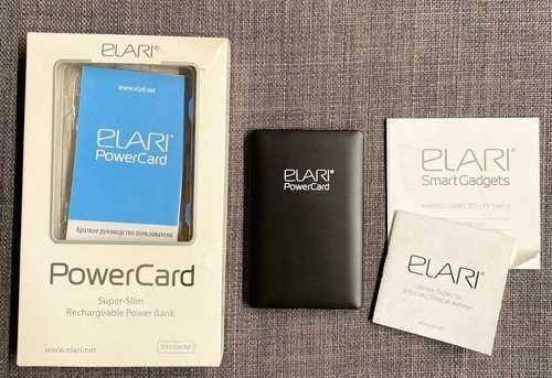 Внешний аккумулятор Elari PowerCard (новый)