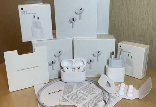 AirPods Pro 2 Lightning 1:1 (Подарок + Гарантия)