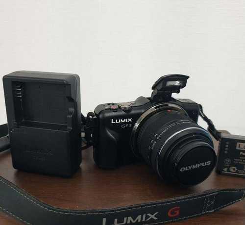 Panasonic lumix gf3 + olimpus 14-42