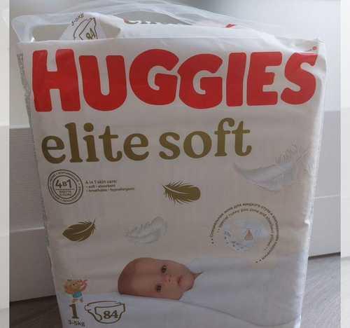 Подгузники haggies elite soft 1